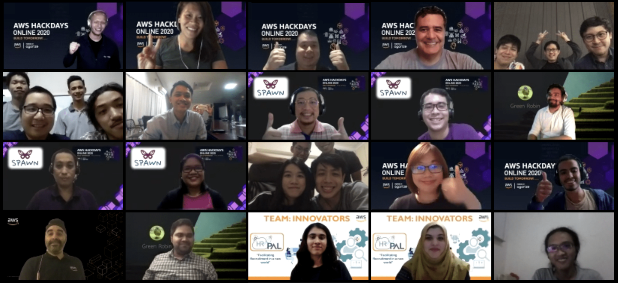 Meet AWS Hackdays Online 2020 hackathon winners