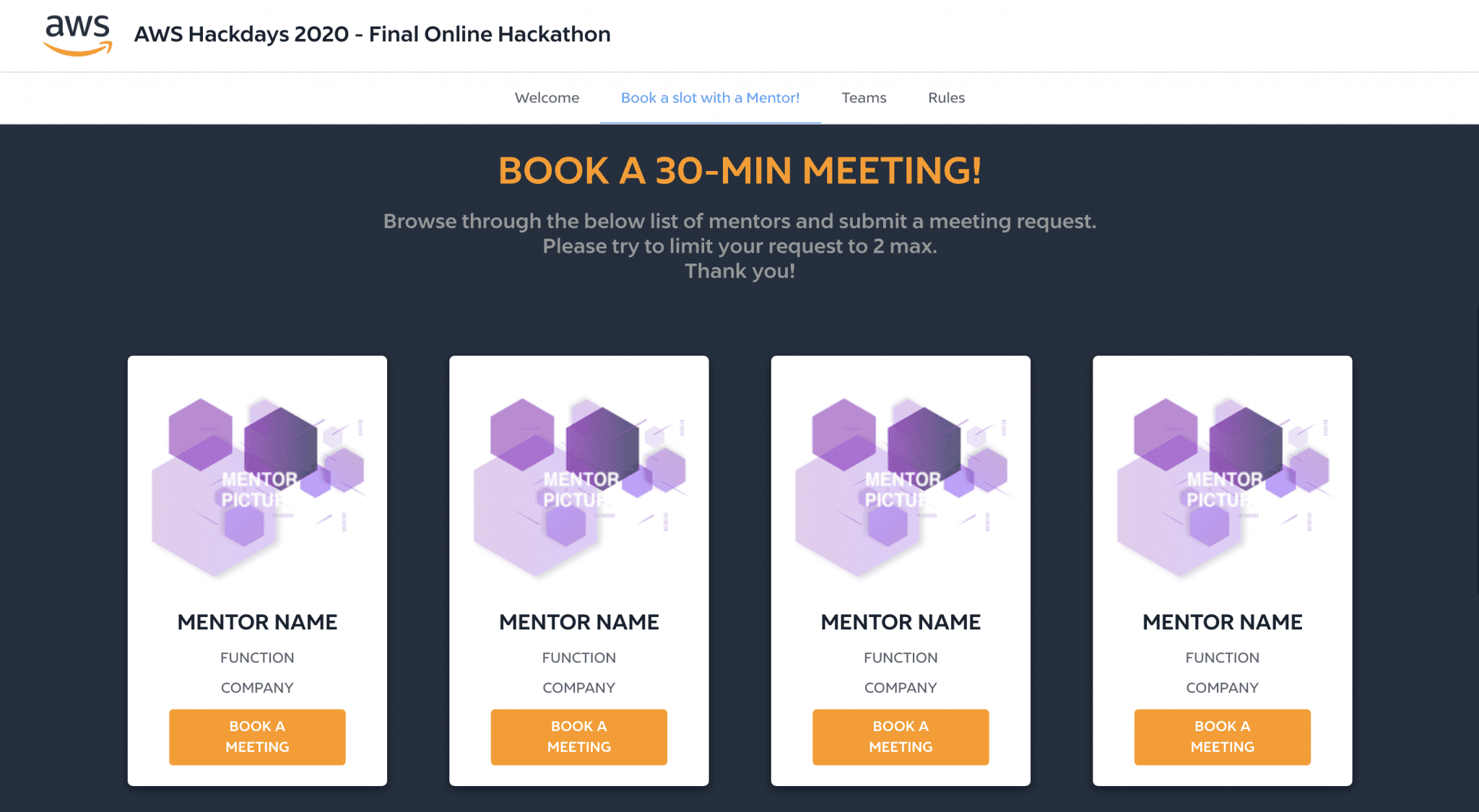 Meet AWS Hackdays Online 2020 hackathon winners