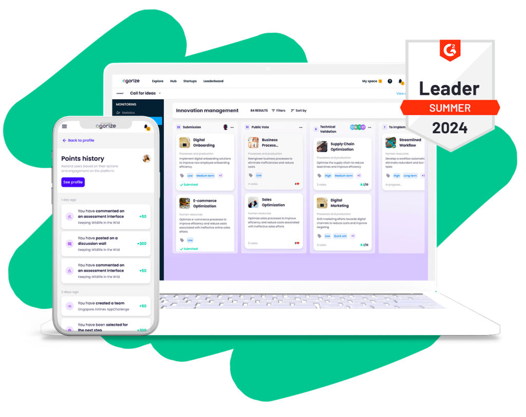 Agorize est la meilleure solution de management des idées